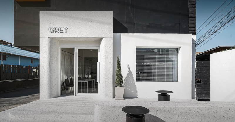 Grey Coffee แสง เงา ความเรียบง่าย และกลิ่นอายของกาแฟ - Design Makes A ...