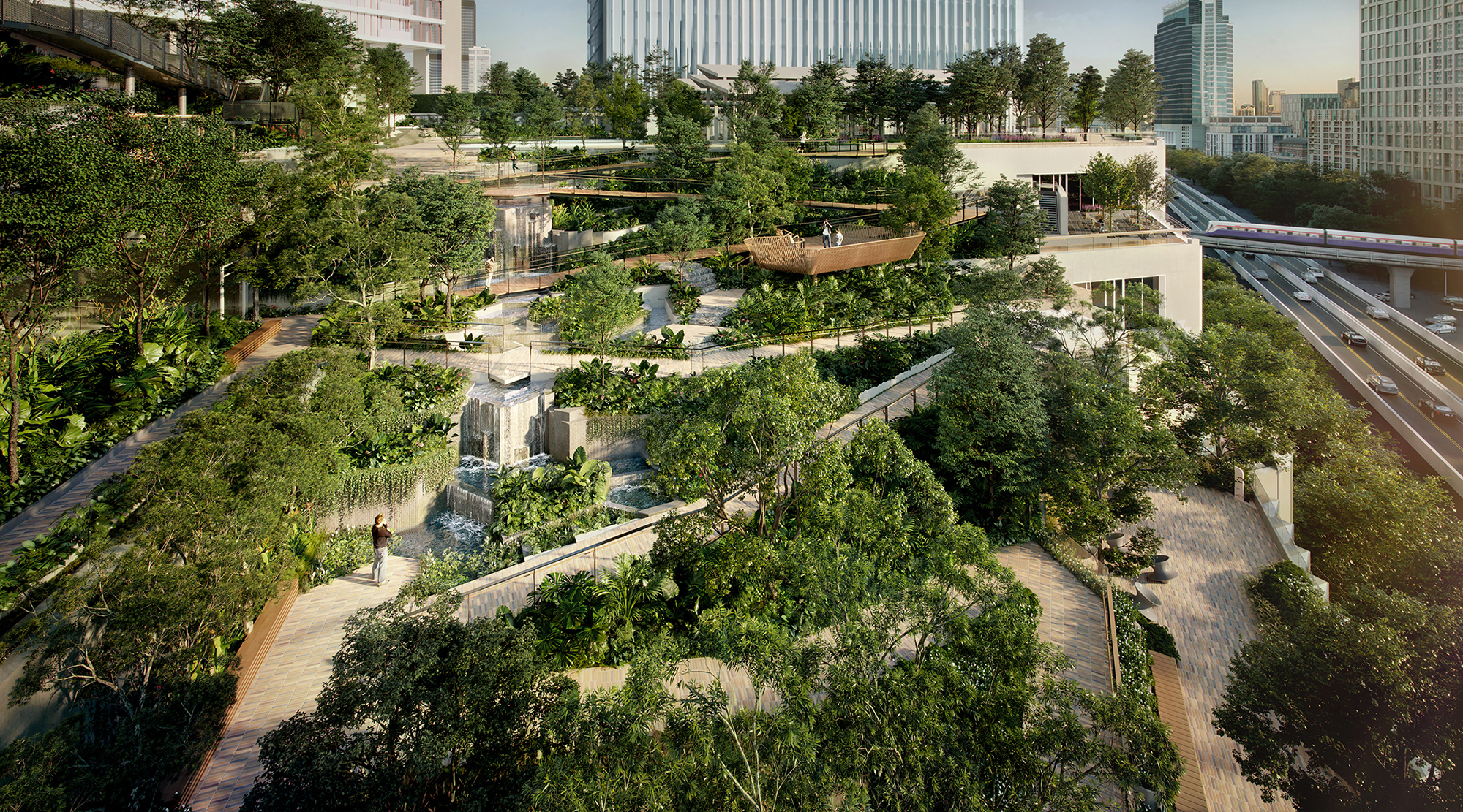 Dusit Central Park จากนิราศภูเขาทองสู่สวนสาธารณะลอยฟ้าแห่งใหม่ของ ...