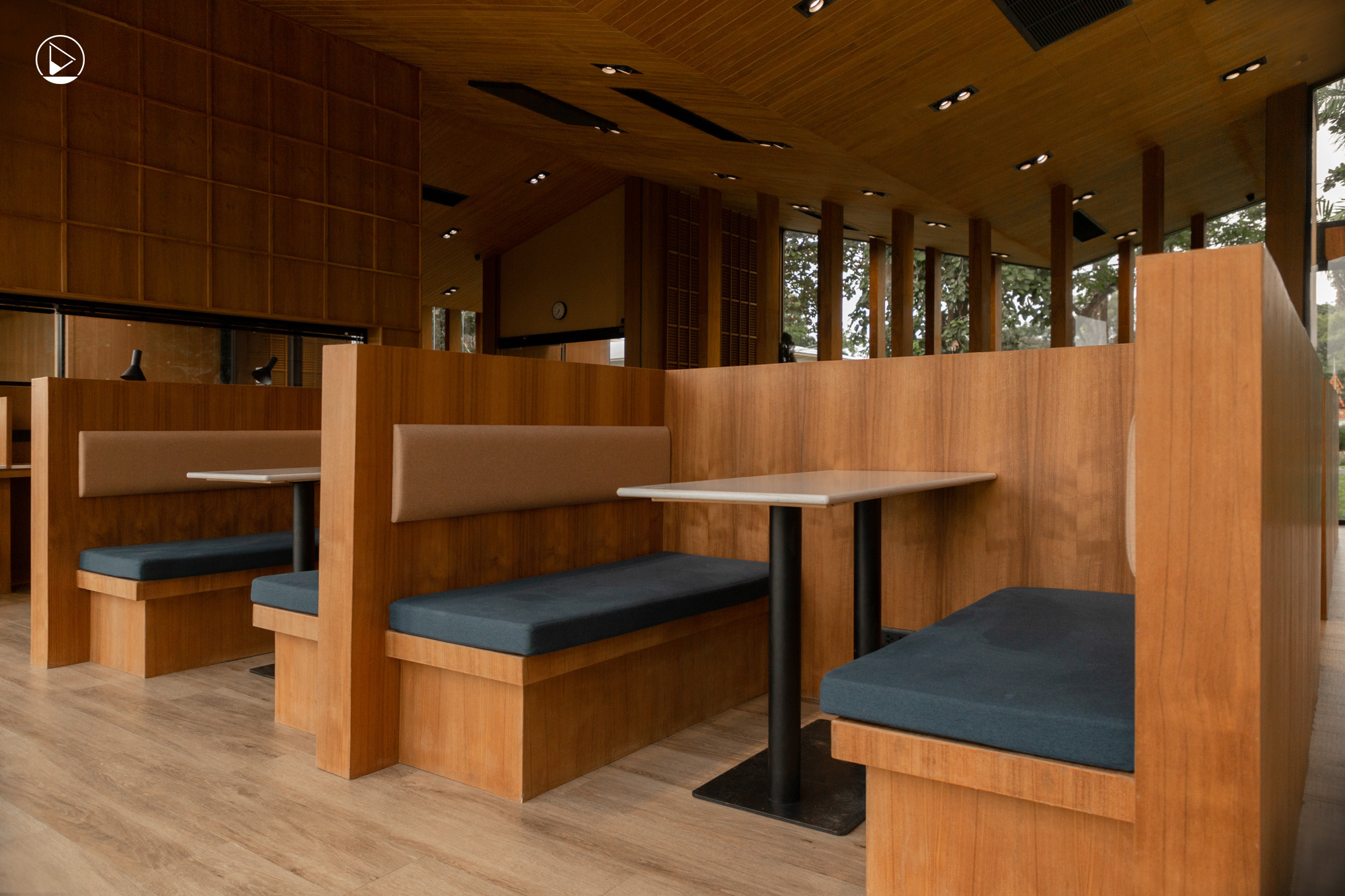 BLUE COFFEE – A co-working space café in the midst of nature modelled ...