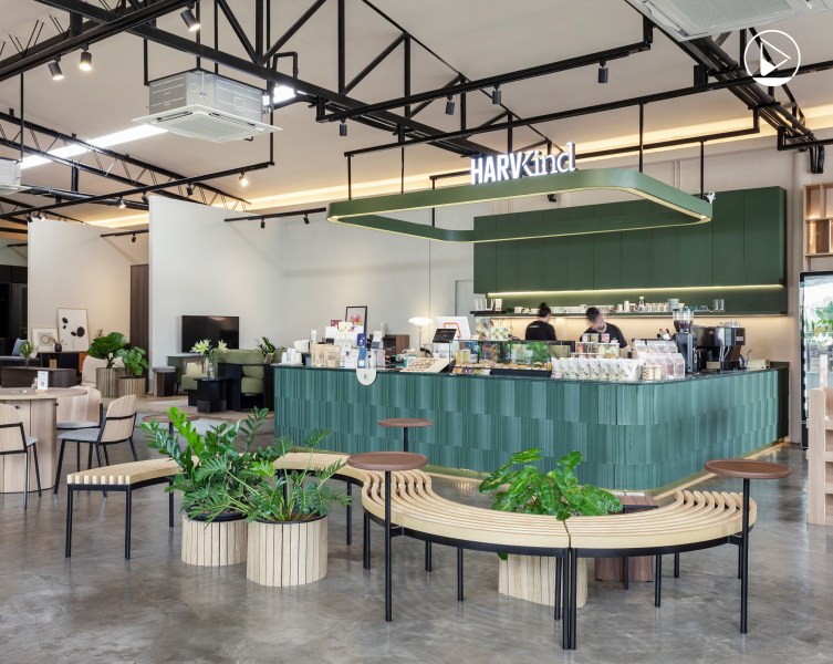 Harvkind คาเฟ่และโชว์รูมเฟอร์นิเจอร์ที่ใจดีกับคน สัตว์ และสภาพแวดล้อมด้วยวัสดุรักโลก - Design ...