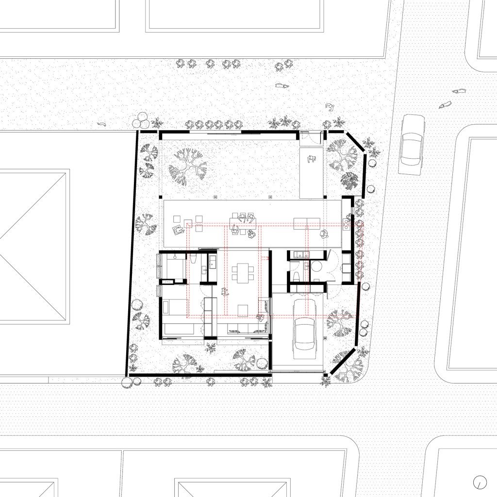 EE House ดีไซน์ที่ไม่ปล่อยให้ถนนรกร้าง คั่นกลางระหว่างบ้านพี่บ้านน้อง - Dsign Something