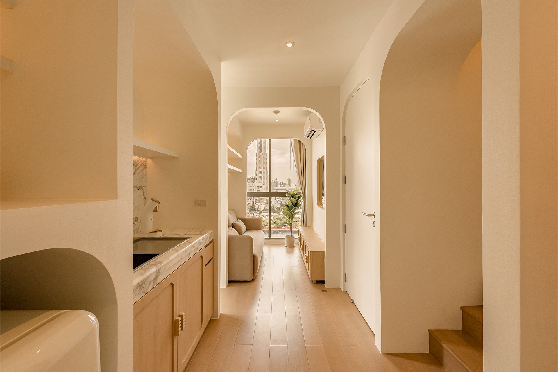 Ideo Q Phayathai ผสมผสานมุมโค้ง และดีไซน์ เพื่อบรรยากาศนุ่มสบายในทุก ...